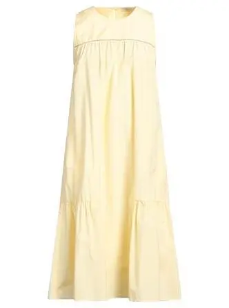 Peserico Midi Flared Dress - Yellow