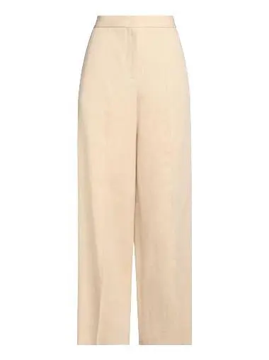 Fabiana Filippi Wide-leg Linen Blend Pants - Beige