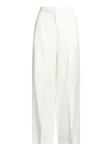 Fabiana Filippi Wide-leg Linen Blend Pants - White