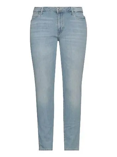 Guess Jeans With Leather Trims - Blue