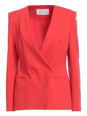Harris Wharf London Double-breasted Blazer - Red