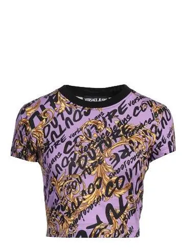 Versace Cotton T-shirt - Purple