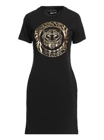 Just Cavalli Mini T-shirt Dress - Black