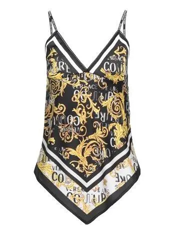 Versace Printed Satin Camisole - Black
