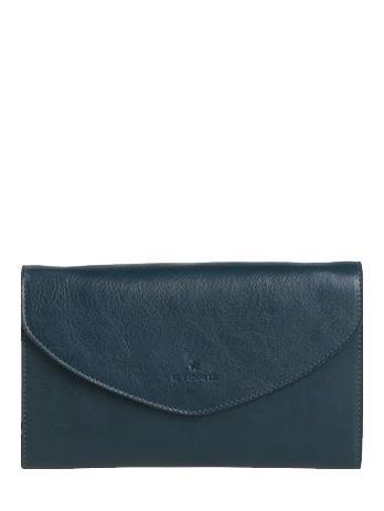Il Bisonte Pebbled Leather Handbag - Blue