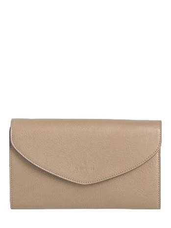 Il Bisonte Pebbled Leather Handbag - Grey