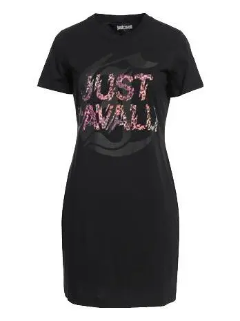 Just Cavalli Mini T-shirt Dress - Black