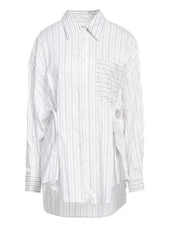 DONDUP Long Striped Shirt - White