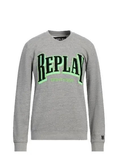 REPLAY Cotton-blend Sweatshirt - Grey