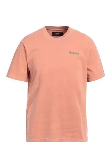 REPLAY T-shirt Size Cotton - Salmon Pink