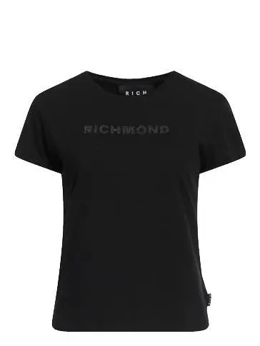 John Richmond T-shirt With Appliqués - Black
