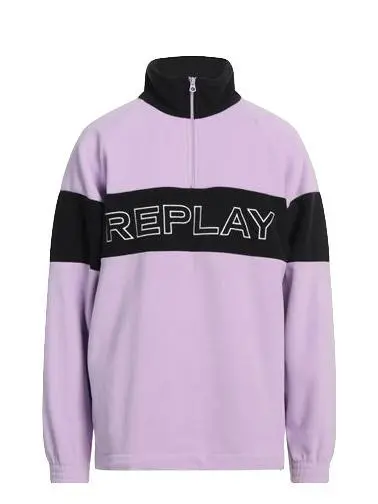 REPLAY Sweatshirt Lilac Size Polyacrylic - Purple