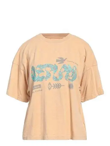REPLAY Printed Jersey T-shirt - Beige