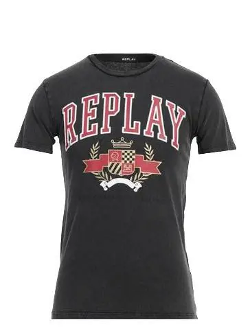 REPLAY T-shirt Size Cotton - Black