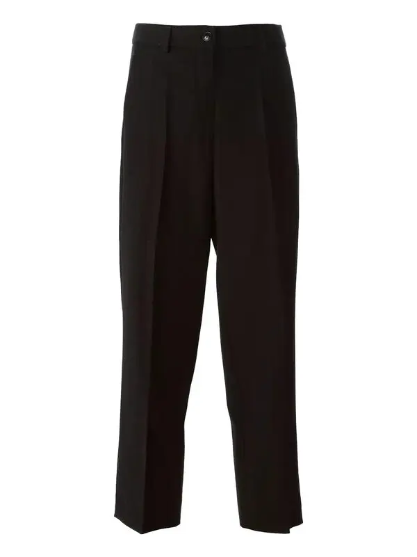 Moschino Straight Fit Tailored Trousers - Black