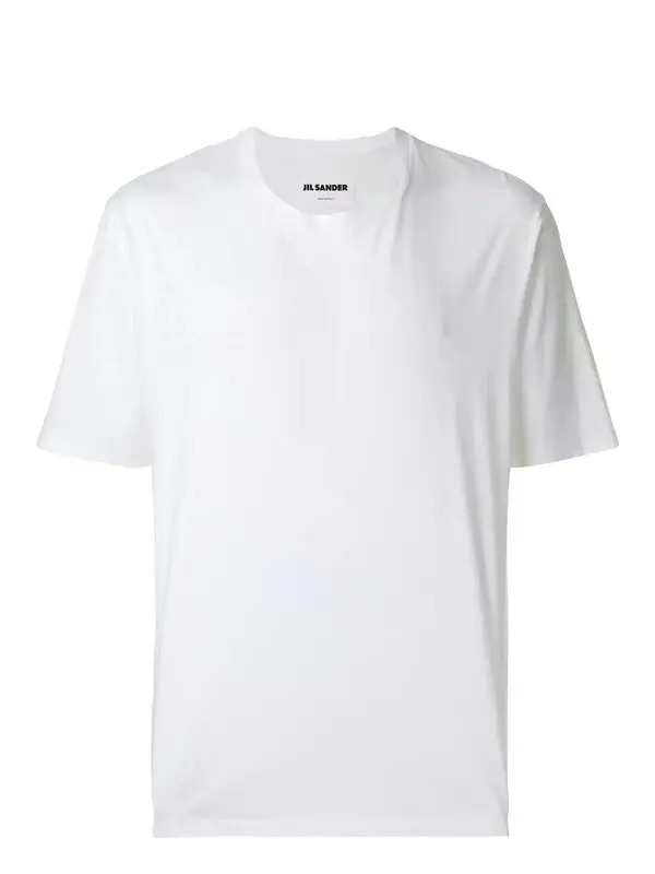JIL SANDER Half Sleeve T-shirt - White