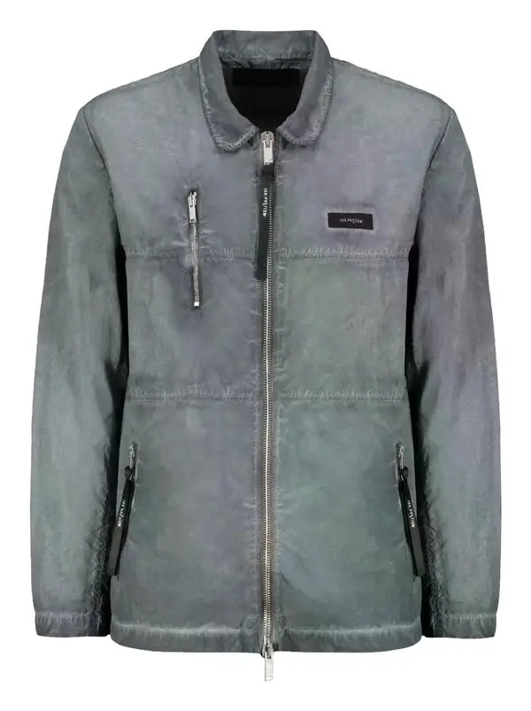 ISO.POETISM Distress-effect Jacket - Grey