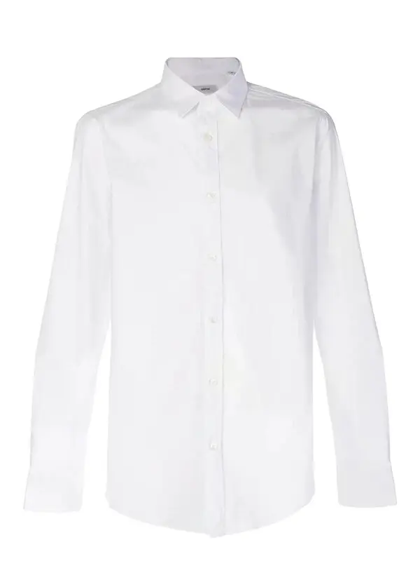 Mauro Grifoni Long-sleeve Fitted Shirt - White