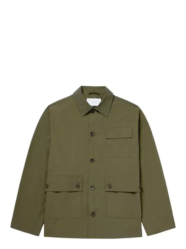 Mr P. Recycled-shell Field Jacket - Green