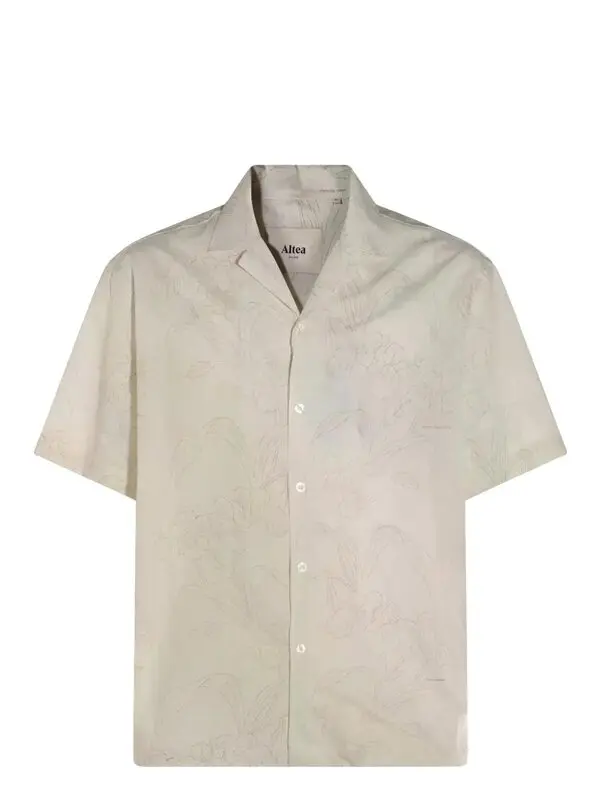 Altea All-over Printed Shirt - Neutrals