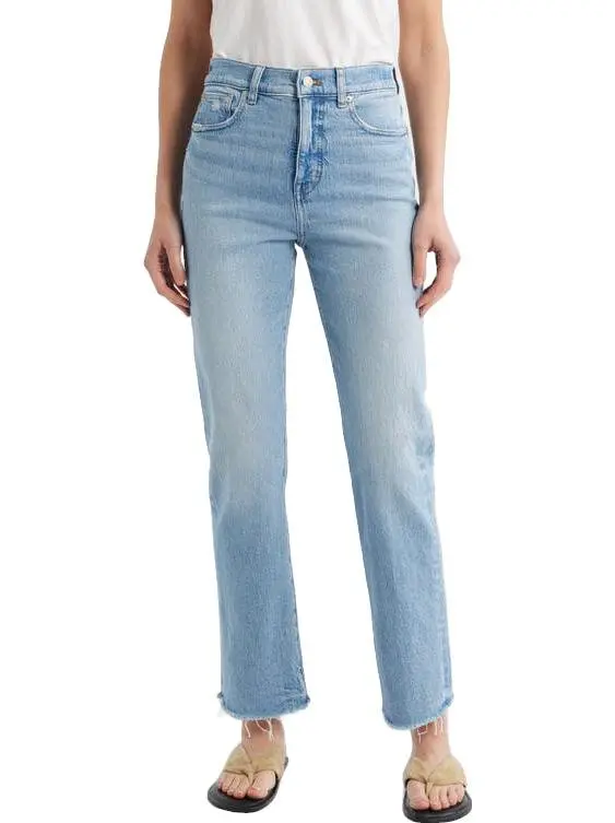 Madewell The '90s Straight Jeans - Hallstead Wash