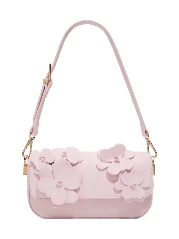 Aldo Daisy Bouquet Shoulder Bag - Rose