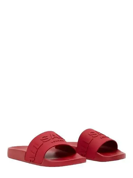 ALLSAINTS Biggy Slide Sandal - Red