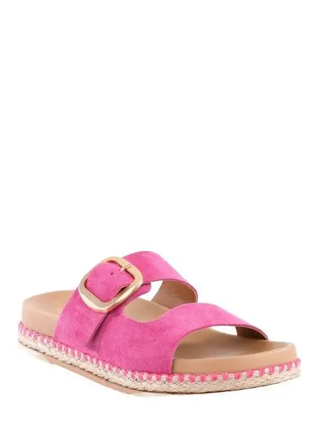 Seychelles Getaway Slide Sandal - Fuchsia