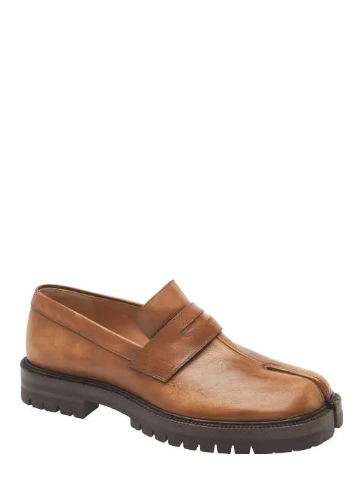 MAISON MARGIELA Tabi Penny Loafer - Safari Shade