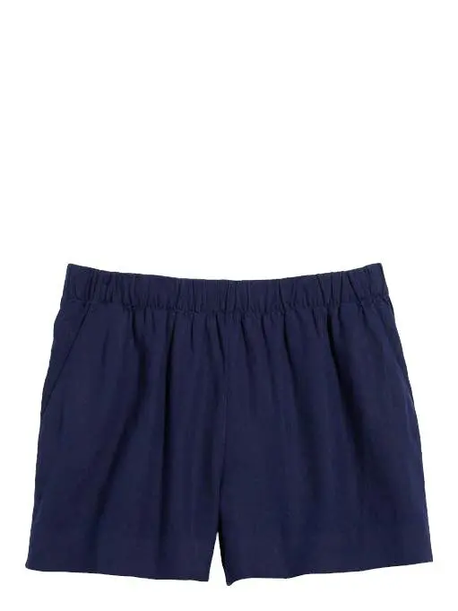 Vineyard Vines Pull-on Linen Shorts - Nautical Navy