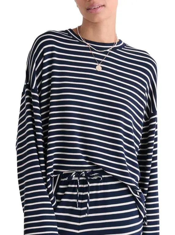 Vineyard Vines Stripe Dreamcloth Top - Stripe Nautical Navy