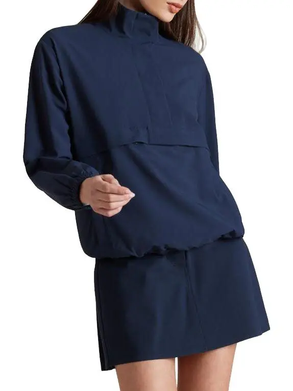RHONE Mirage Pullover Jacket - Navy Blue