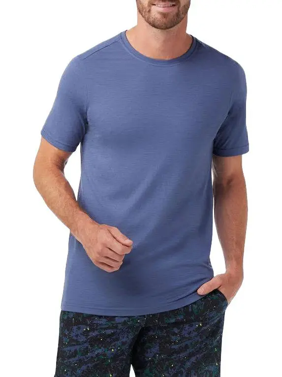 Smartwool Active Performance Wool Blend T-shirt - Nightfall Blue