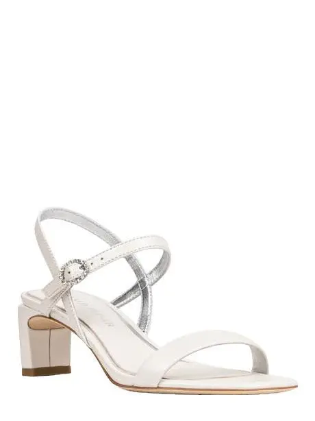 DONALD PLINER Block Heel Sandal - Pearl