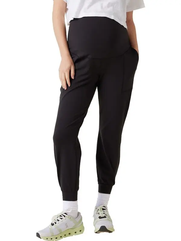 INGRID & ISABEL Maternity Joggers - Black
