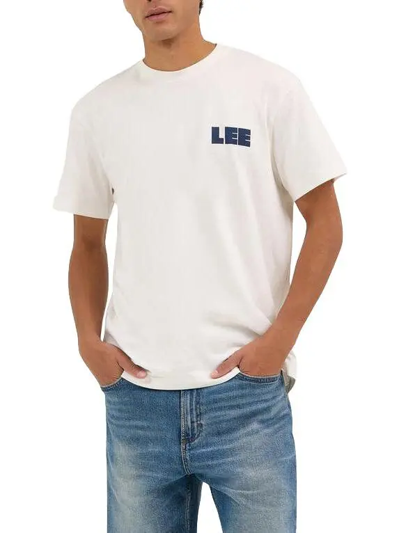 LEEM Workwear Graphic T-shirt - Ecru