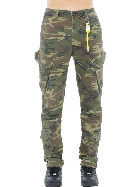 CULT OF INDIVIDUALITY Rocker 606 Cargo Jeans - Camo