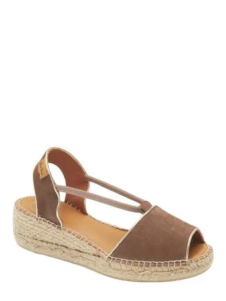 TONI PONS Bilda Espadrille Wedge Sandal - Taupe