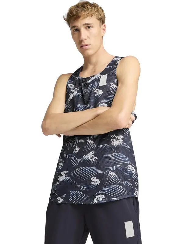 PUMA X Saysky Graphic Singlet - Blue