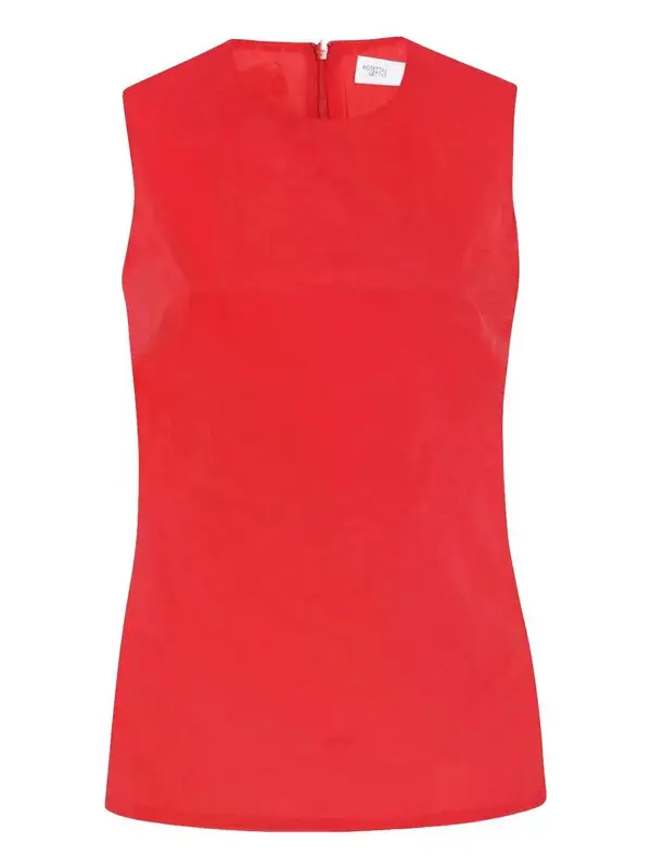Rosetta Getty Crew-neck Tank Top - Red