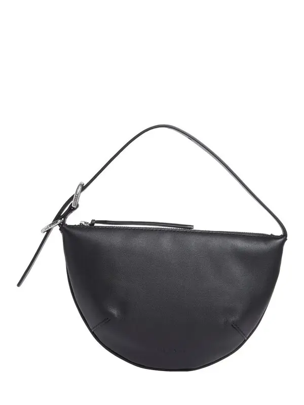 Rag & Bone Small Mercer Leather Hobo Bag - Black