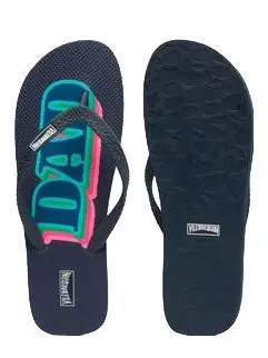 Vilebrequin Dad Flip Flops - Bleu Marine