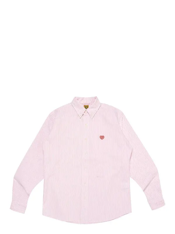 HUMAN MADE Stripe Oxford Shirt - Pink