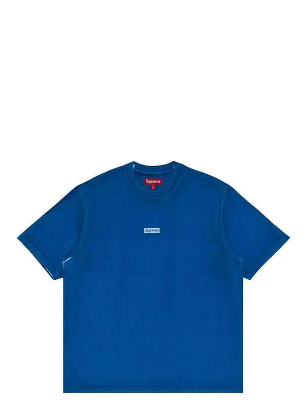 Supreme Overprint Small Box Short-sleeve Top - Blue