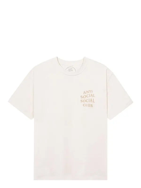 ANTI SOCIAL SOCIAL CLUB Mind Games Tee 'natural - Cream