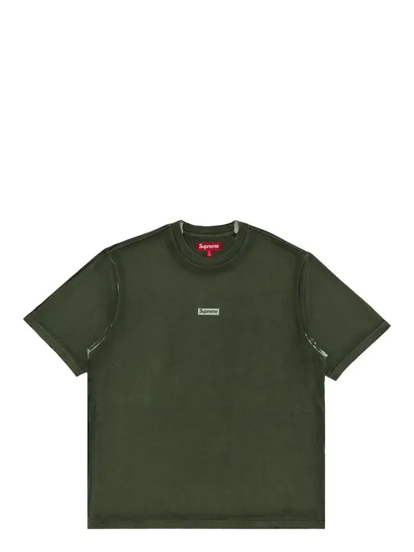 Supreme Overprint Small Box Short-sleeve Top - Green