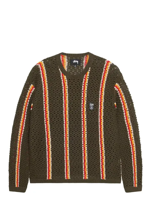 StÜssy X Patta Striped Loose Gauge Sweater - Multicolor
