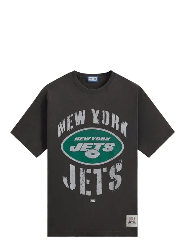 Kith For The Nfl: Jets Vintage Tee - Black
