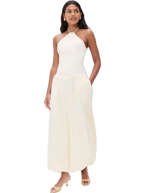 Sir The Label Florent Gown - Cream
