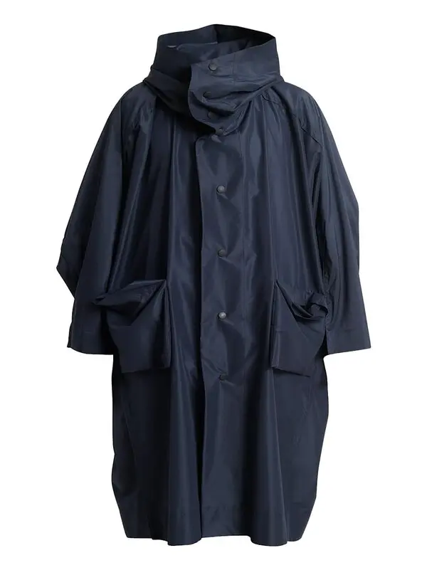 Issey Miyake Nylon Kite Coat - Navy